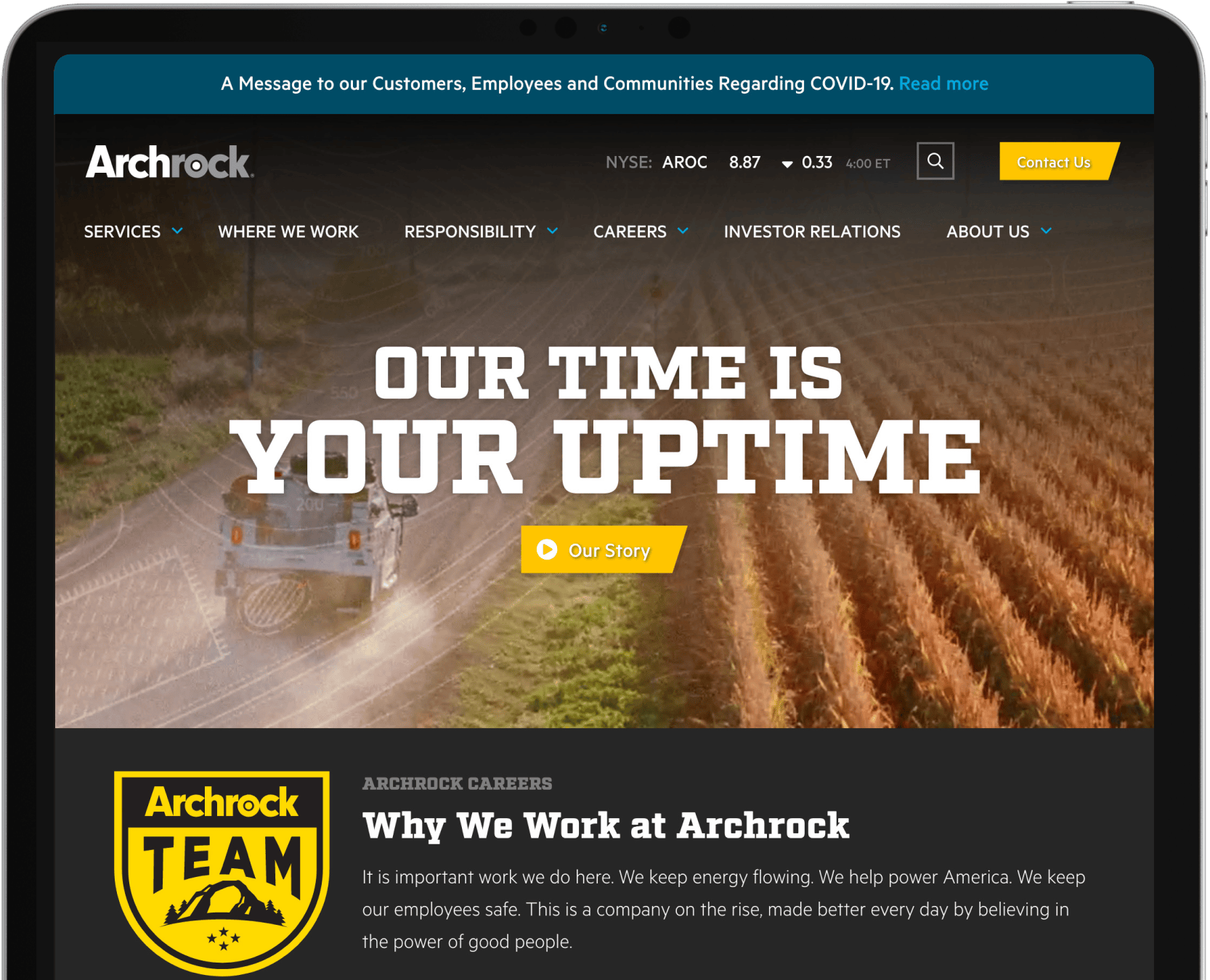 Archrock Website Redesign & Digital Marketing Case Study